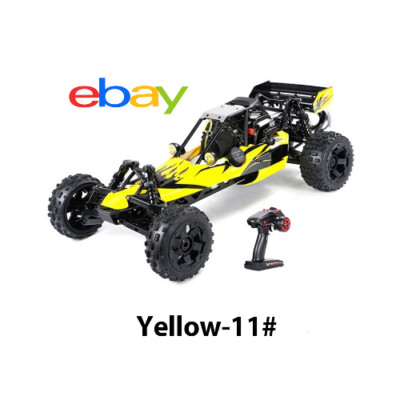 Rovan RC 1/5 Scale 29cc 5B Baja Buggy Gasoline Remote Control Yellow ...