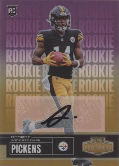 2022 Panini Honors - 2003 Rookies George Pickens #78 Purple Signatures ...