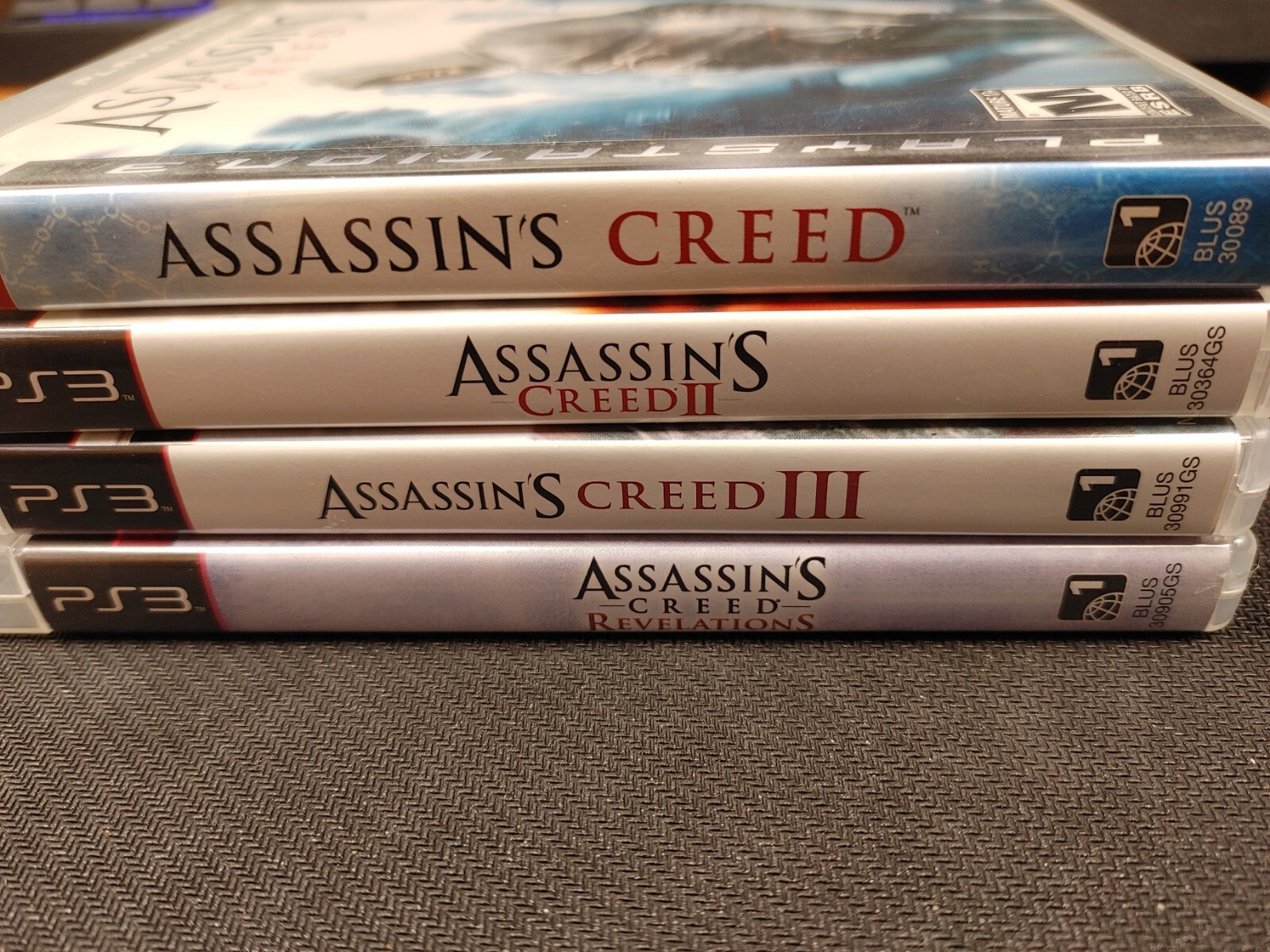 Assassin's Creed Lot of 4 Games PS3 Sony PlayStation 3 Signature ...
