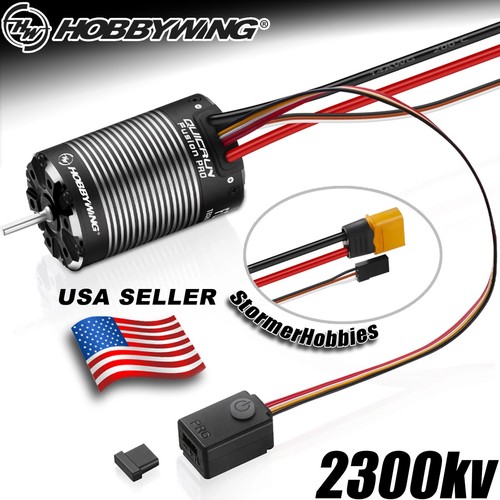 Hobbywing QuicRun Fusion Pro FOC 2-in-1 ESC & 2300kv Motor 30120402 USA ...