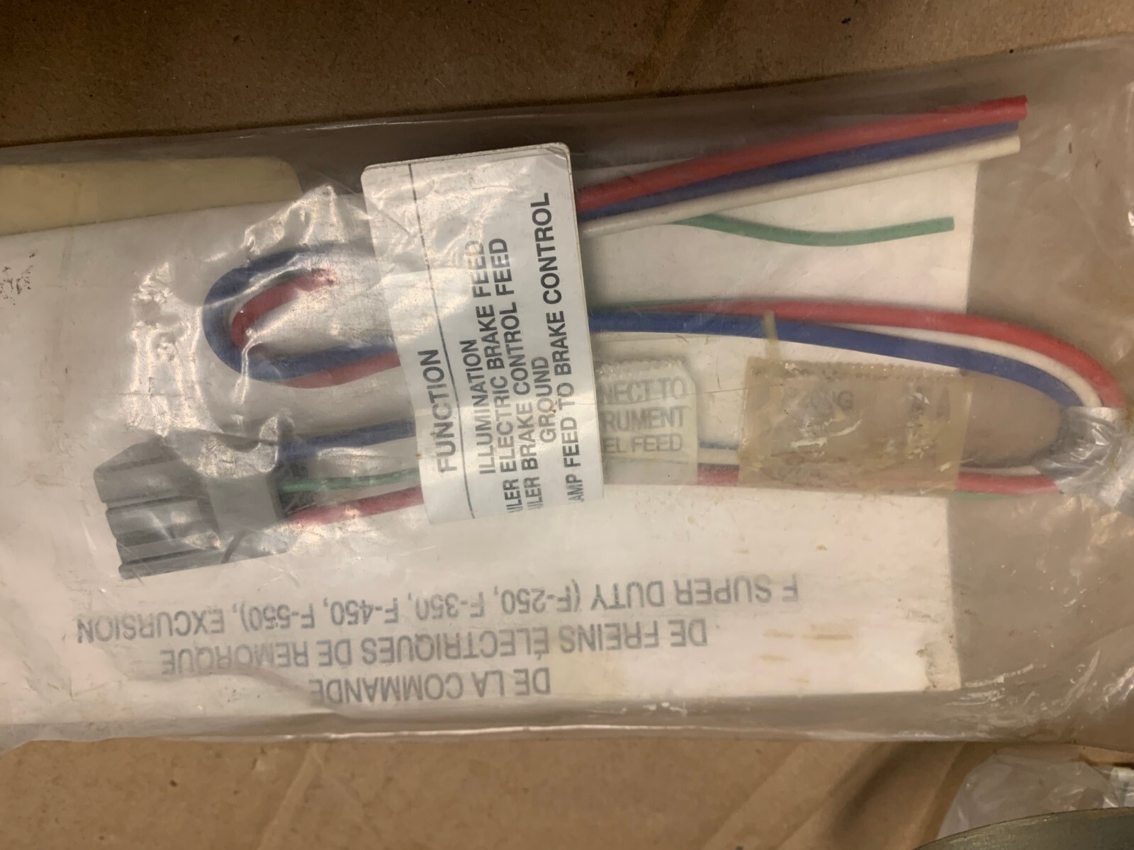 ONE OEM FORD TRAILER BRAKE CONTROLLER WIRING HARNESS 4C3T-15A416-AA | eBay