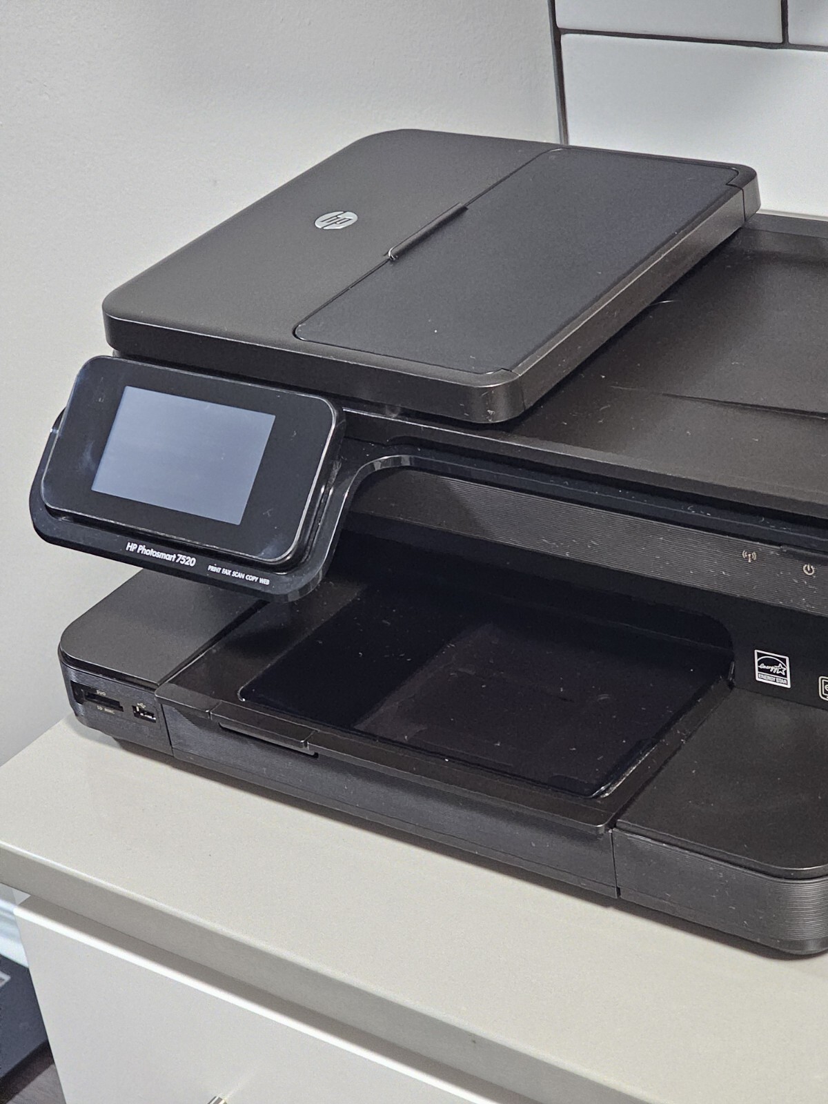 HP Photosmart 7520 All-In-One Inkjet Printer FULLY TESTED Page Count ...