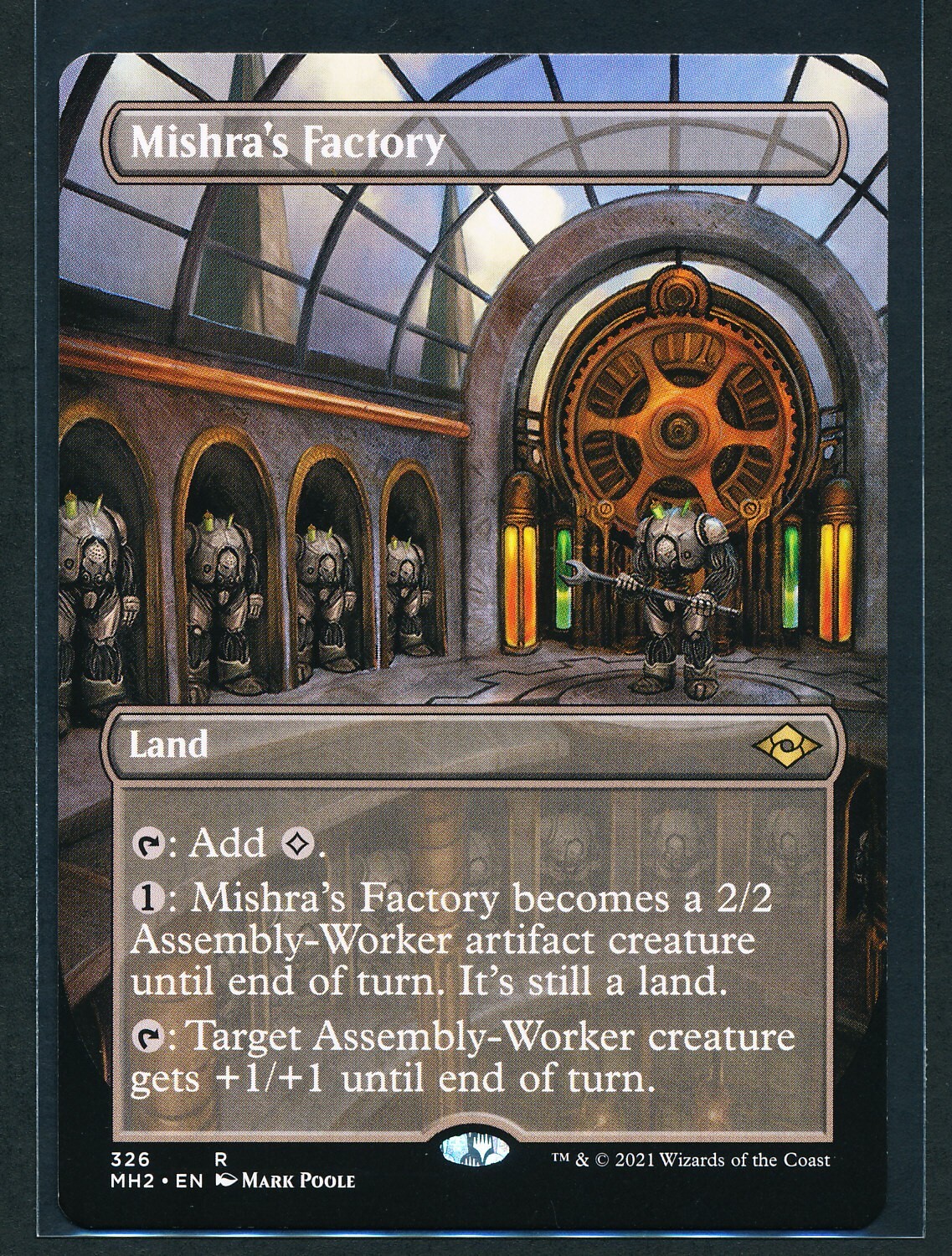 Mishra's Factory - Extended Borderless - Magic MTG 2021 Modern Horizons ...