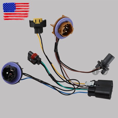 2 set Headlamp Wiring Harness For GM 2007-2014 Chevrolet Suburban Tahoe ...