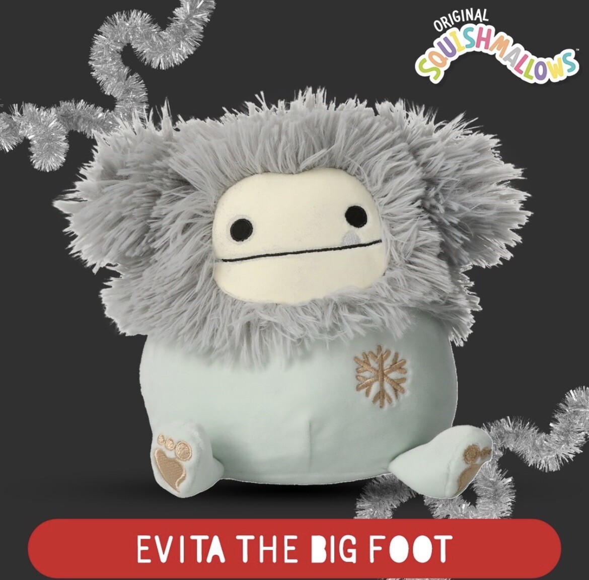 Squishmallow Evita 7.5” Snowflake Christmas IN HAND NWT | eBay