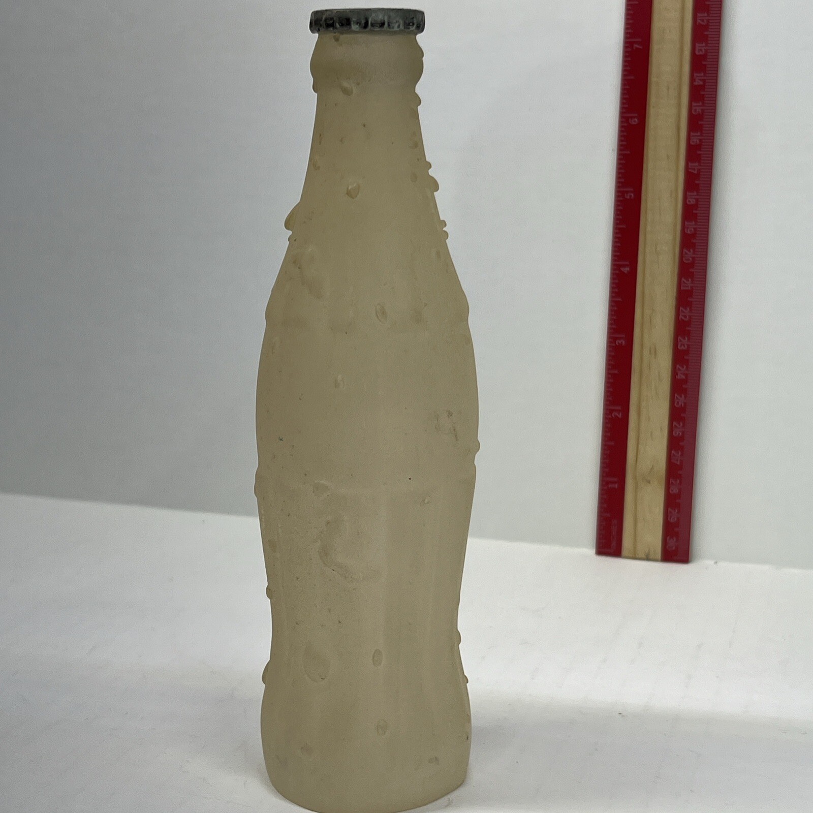 Coca Cola Advertising Frosted Bottle Figure Texture Matte 7” | eBay.de