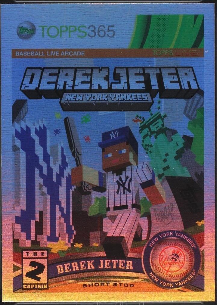 2021 Topps Project 70 - Ermsy Derek Jeter #622 Rainbow Foil 2011 Topps ...