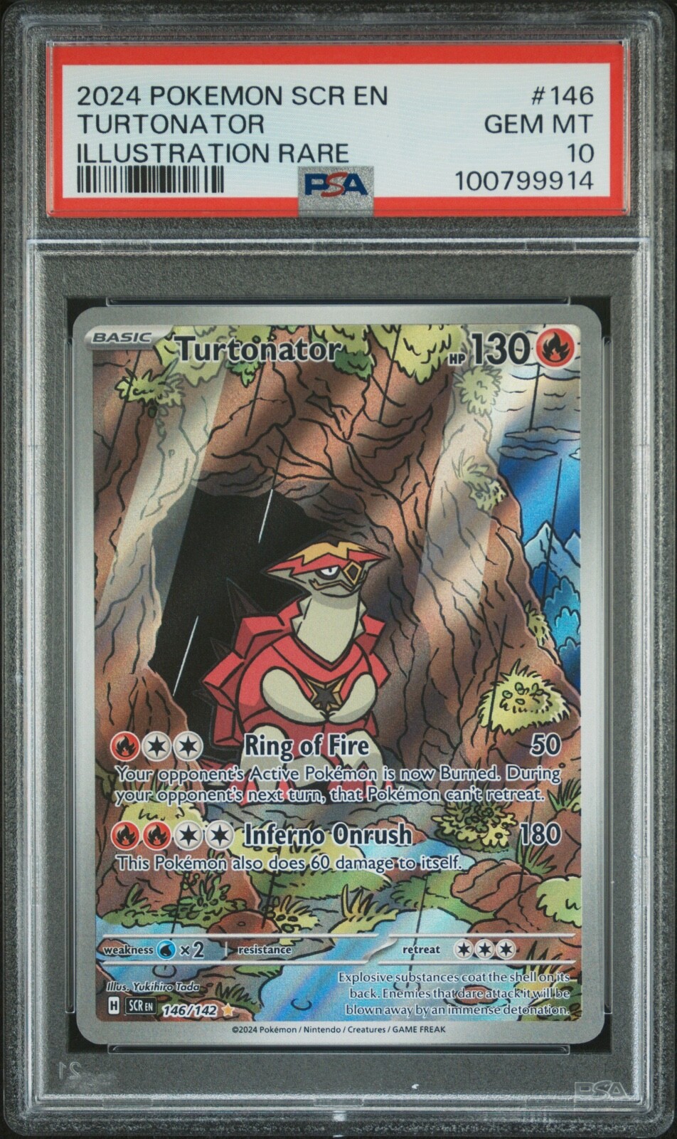 Turtonator 2024 Scarlet & Violet: Stellar Crown #146/142 Illustration ...