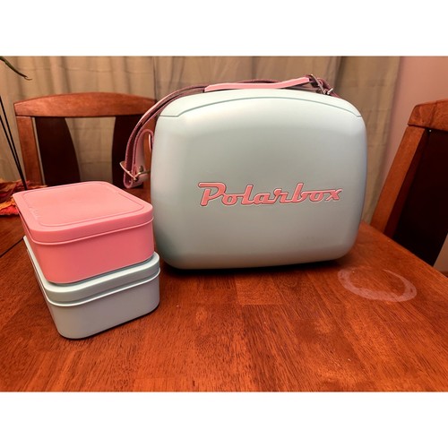 PolarBox Retro Pastel Mini Cooler / Lunch Box with Strap | eBay