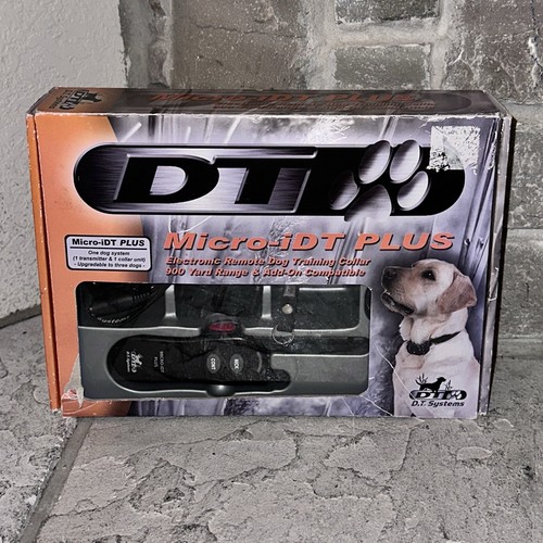 DT Systems Micro-iDT Plus Remote Dog Training Collar 900yd Expandable ...