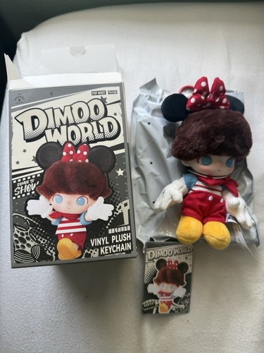 POPMART DIMOO WORLD × Disney Series Vinyl Plush Keyring Minnie’s ...