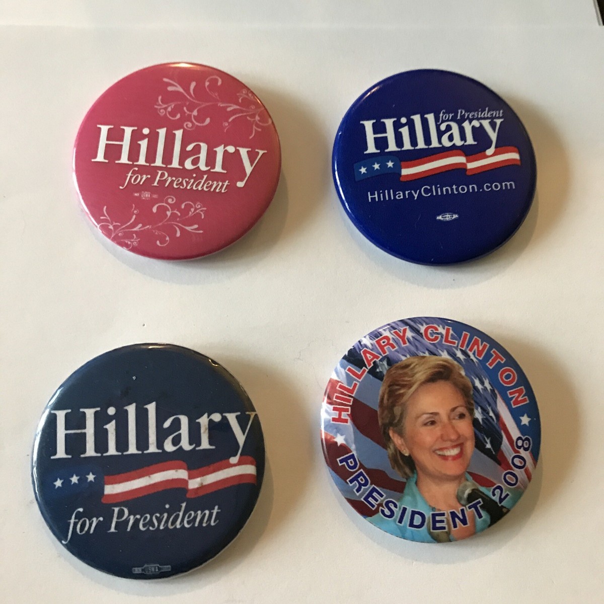 Hillary Buttons Logos