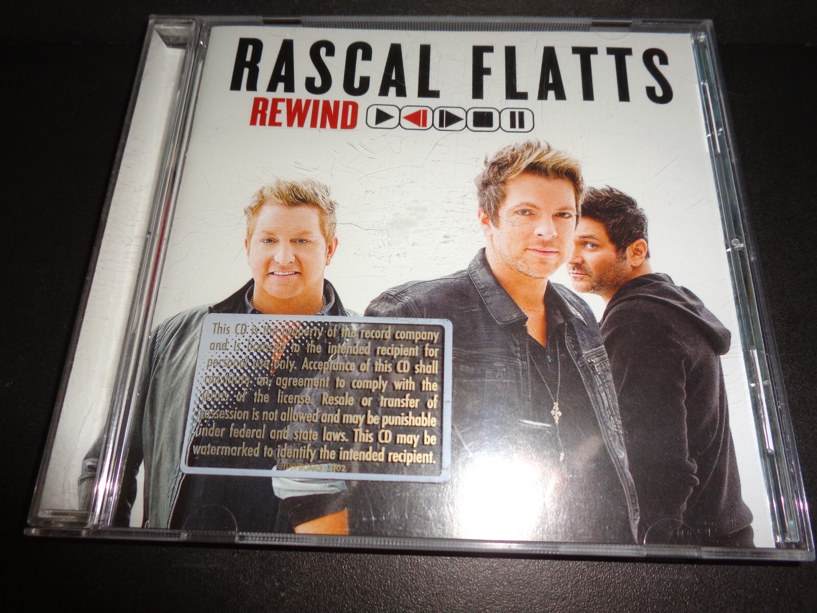 Rascal Flatts Rewind Cd
