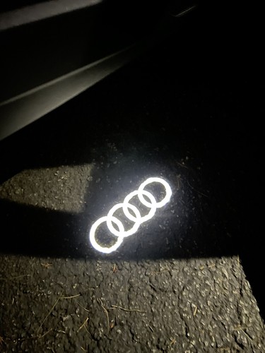 AUDI BEAM RINGS PUDDLE LIGHTS SET OF TWO OEM | eBay