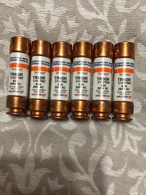Ferraz Shawmut TR60R 250V 60A Time Delay Fuse. Lot Of 6 -Tested- | eBay
