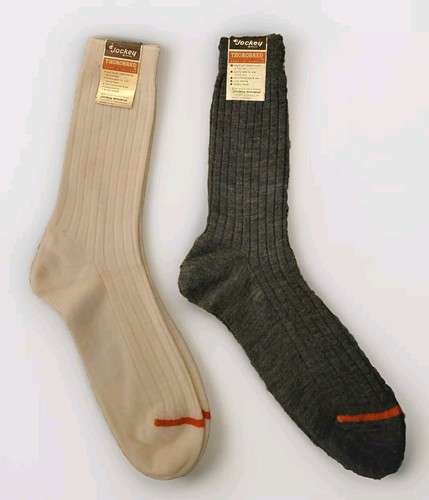 2 New Vintage 60s Wool Socks Jockey Thorobred Mens SZ 10 1/2 - 11 ...