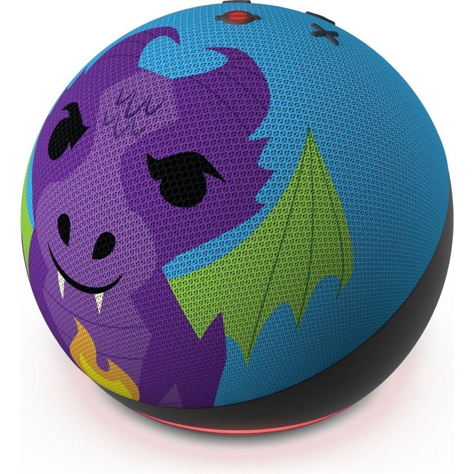 Amazon Echo Dot 5th Generation Alexa Speaker Bluetooth Kids Dragon Owl ...