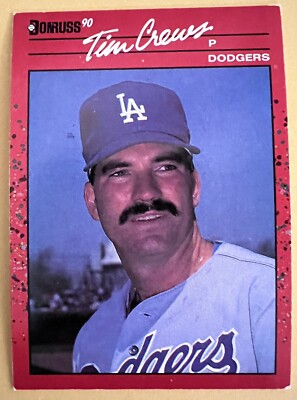 1990 Donruss Tim Crews Los Angeles Dodgers #550 No dot card | eBay
