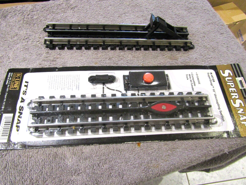 K Line Super Snap Uncoupling Track & Straight Track w/ Bumper for ...