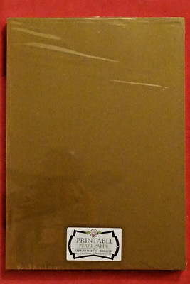 Pack of printable A4 pearl paper 120gsm, bronze colour, approx 50 ...