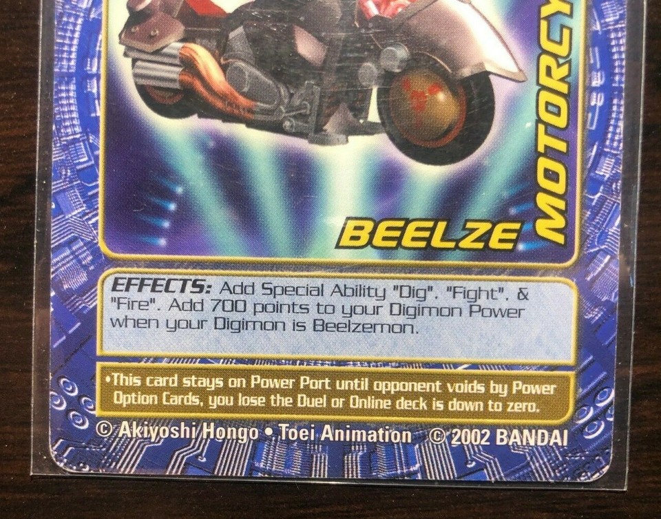 Bandai Digimon Digi Battle Beelze Motorcycle BO-324 Digimon Card | eBay