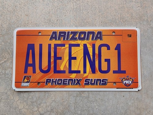 Arizona Phoenix Suns Aluminum License Tag AZ Single PHX NBA Basketball ...