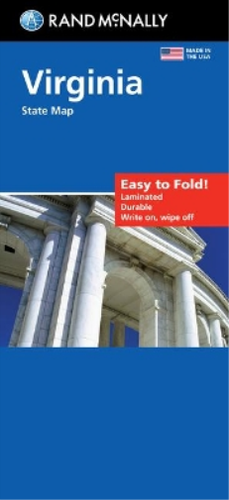 Rand McNally Easy to Fold: Virginia State Laminated Map (Paperback ...