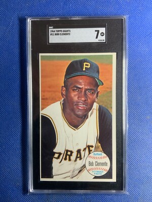 1964 TOPPS GIANTS BOB ROBERTO CLEMENTE #11 SGC 7 PITTSBURGH PIRATES | eBay