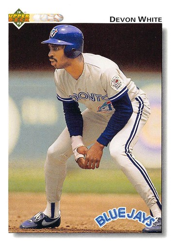 Devon White 1992 Upper Deck 352 Toronto Blue Jays BASEBALL Card | eBay