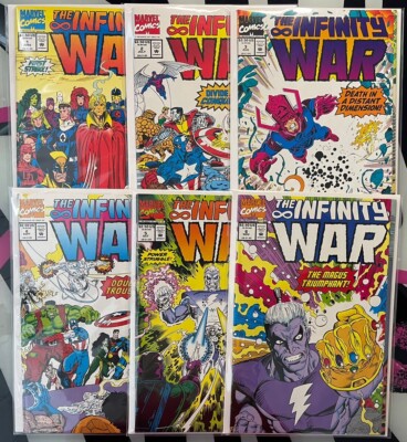 THE INFINITY WAR #s 1 2 3 4 5 6 (1992 Marvel Comics) Complete Series | eBay