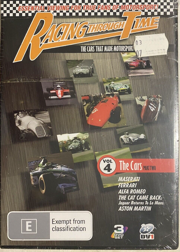 Racing Through Time-The Cars : Vol 4 : Part 2 (DVD, 2005) for sale ...