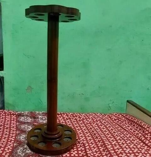 Handmade Wooden carved cane stand Holder Home Decor Walking Stick ...