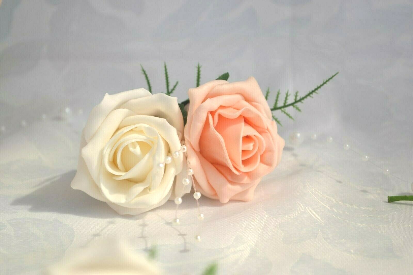 Wedding Bridal Bouquet Posy Flowers Iced Peach, peach & alstro | eBay
