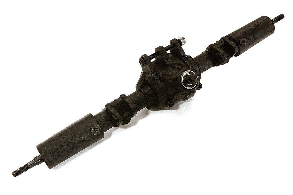 Composite Complete Rear Axle Assembly w/ Spool for Axial 1/10 SCX10 II ...