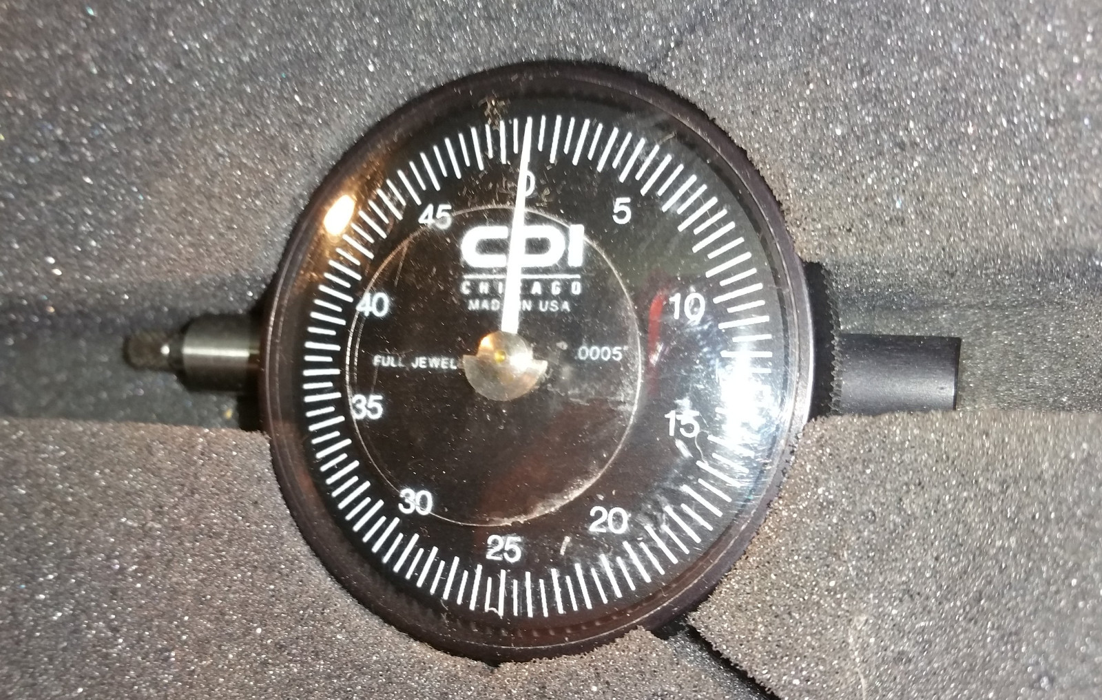 CDI Chicago USA EDP# 21253CJ-HC Dial Indicator .0005" .125 range ...