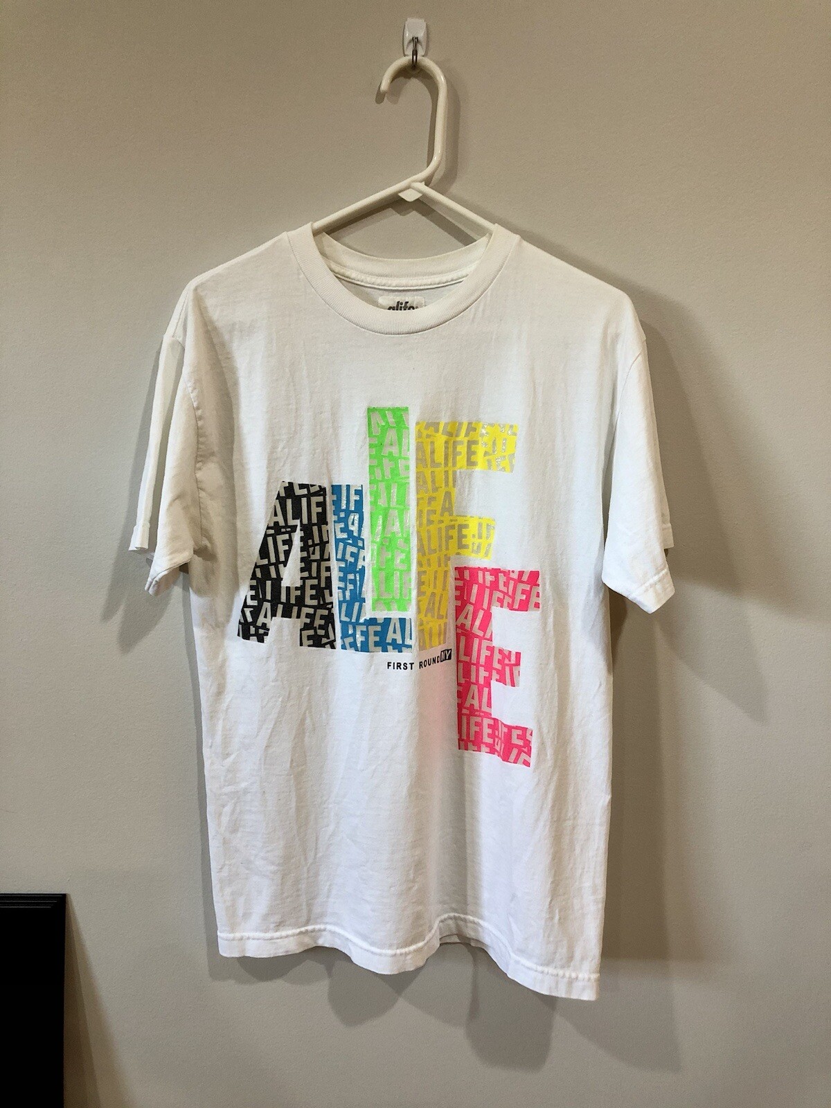 2000s ALIFE First Round NYC PUMA Streetwear T Shirt. … - Gem