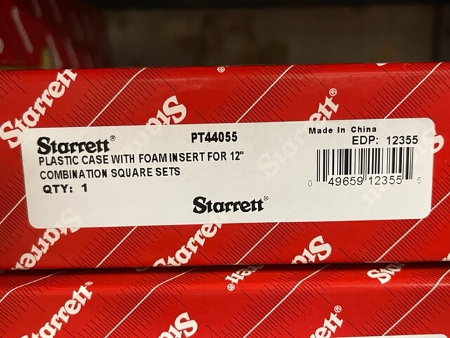 Starrett PT44055 Plastic Case with Foam Insert for 12"/300mm ...
