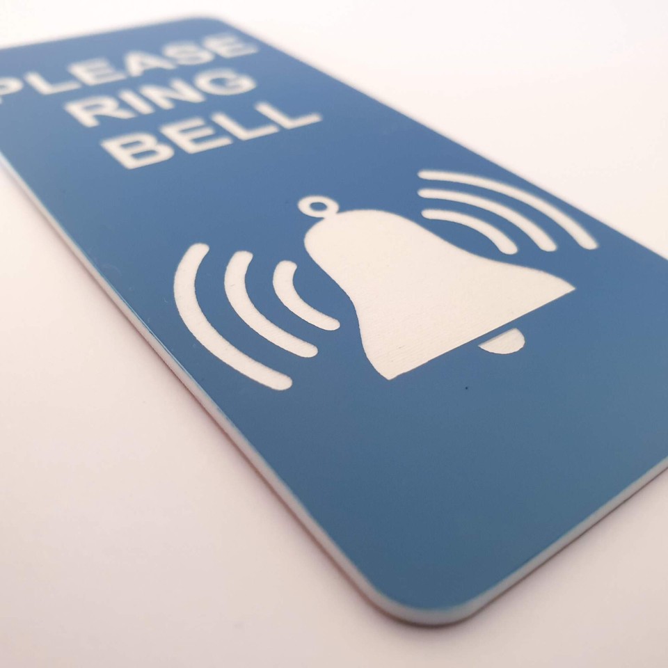 Please Ring Bell Sign Plaque Door Doorbell Ding Dong Buzzer Chime | eBay