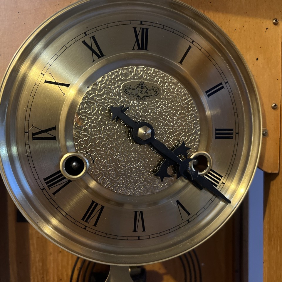 Vintage D&A Wind Up Movement Oak Pendulum Wall Clock | eBay