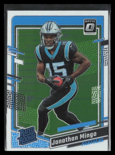 2023 Donruss Optic Rated Rookie #215 Jonathan Mingo Carolina Panthers ...