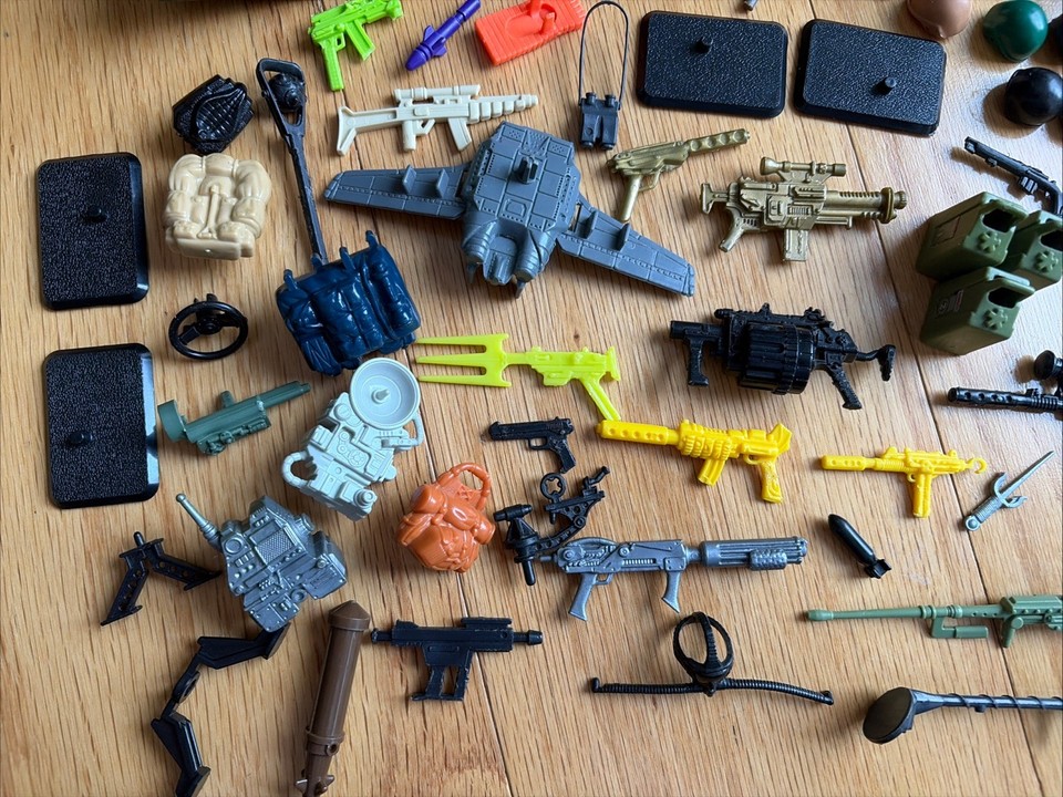 Vintage GI Joe Weapons, Packs, Launchers, Helmets, & Accessories. All ...