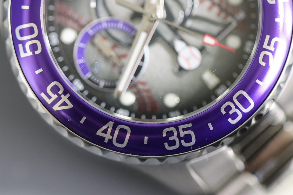 INVICTA MLB Lady 40mm Stainless Steel Silver Black+White+Silver+Red ...