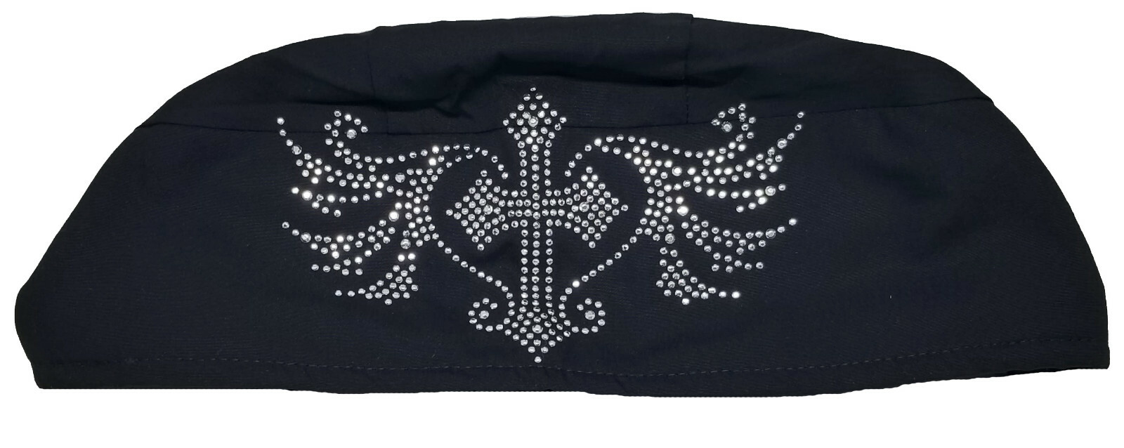 Christian Doo Rag Religious Skull Cap Cross and Angel Wings Rhinestones ...
