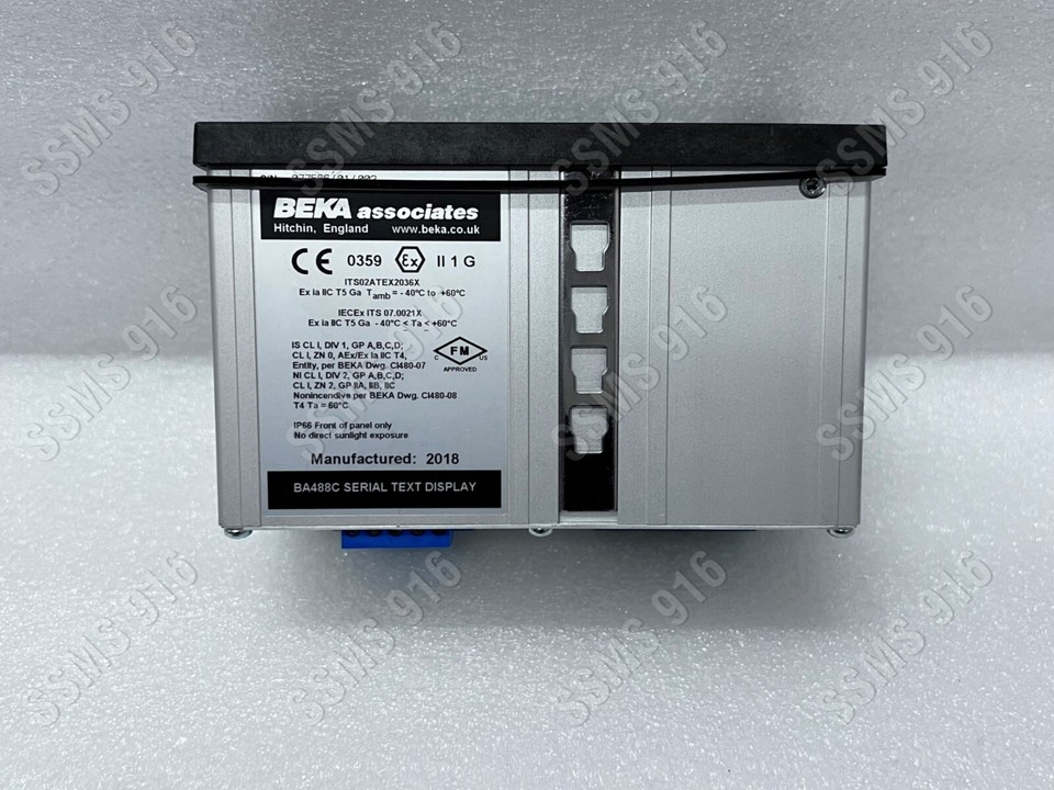 BEKA BA488C Intrinsically Safe Serial Text Display - NEW | eBay