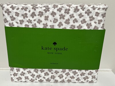 Kate Spade Full Sheet Set 4-Pc Ditsy Floral 100% ctn Flat, fitted+2 ...