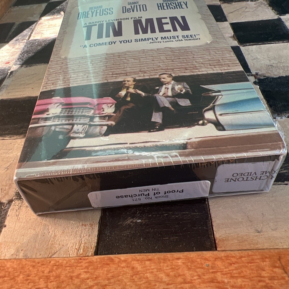 Tin Men New Vhs 1988 Danny DeVito, Richard Dreyfuss, Barbara Hershey ...