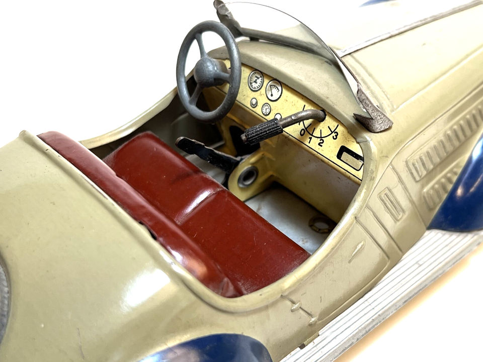 Vintage Distler Wind Up US Zone Germany Two Door Toy Convertible | eBay