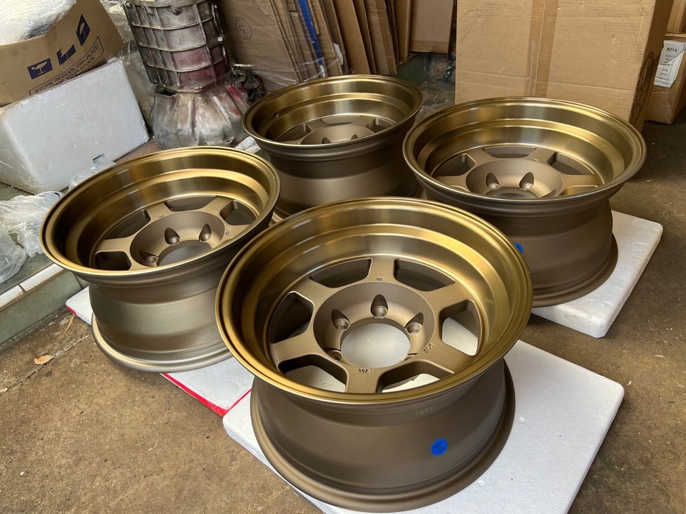 For land cruiser pajero triton LC2 4runner JDM 16" Racing Style Bronze ...