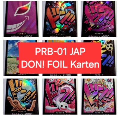 One Piece TCG 2024 PRB-01 The Best DON! Holo Foil Einzel-Karten ...