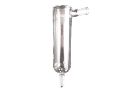 CHEMGLASS Dewar Type Condenser 24/40 Joints 75º Angle 250x50mm CG-1209 ...